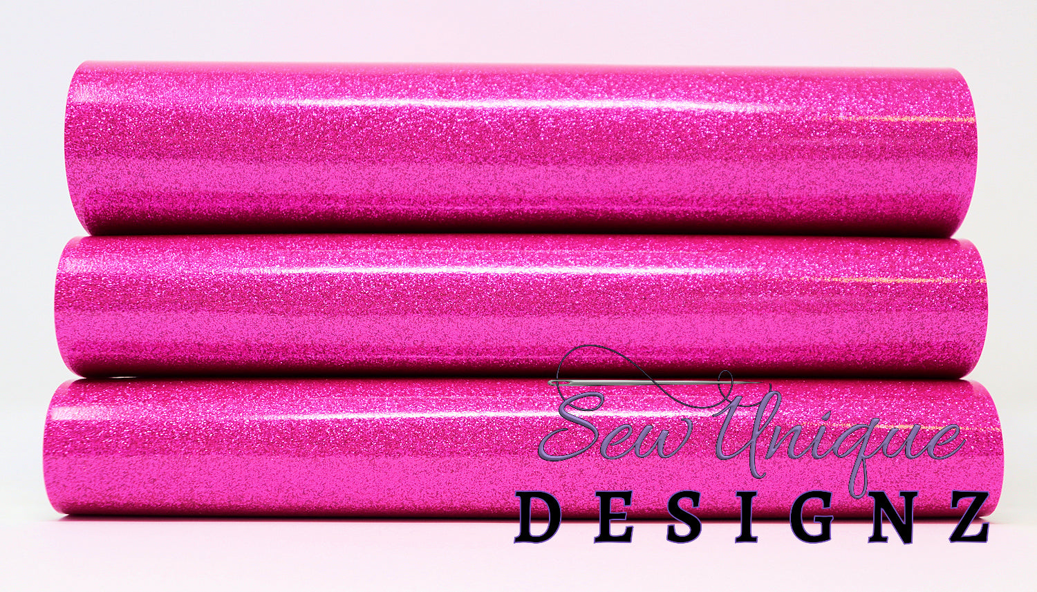 Hot Pink Glitter - COTTON BACK