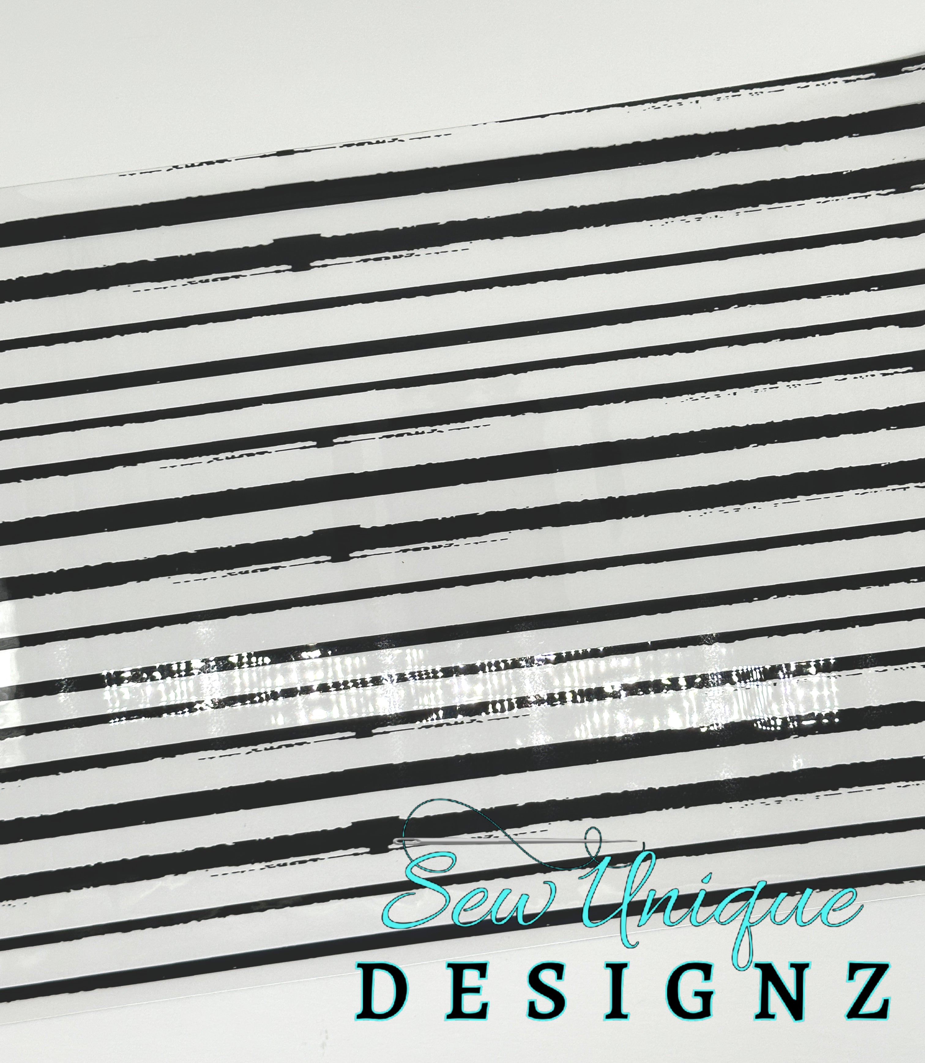 Clear Custom Printed Stripes TPU