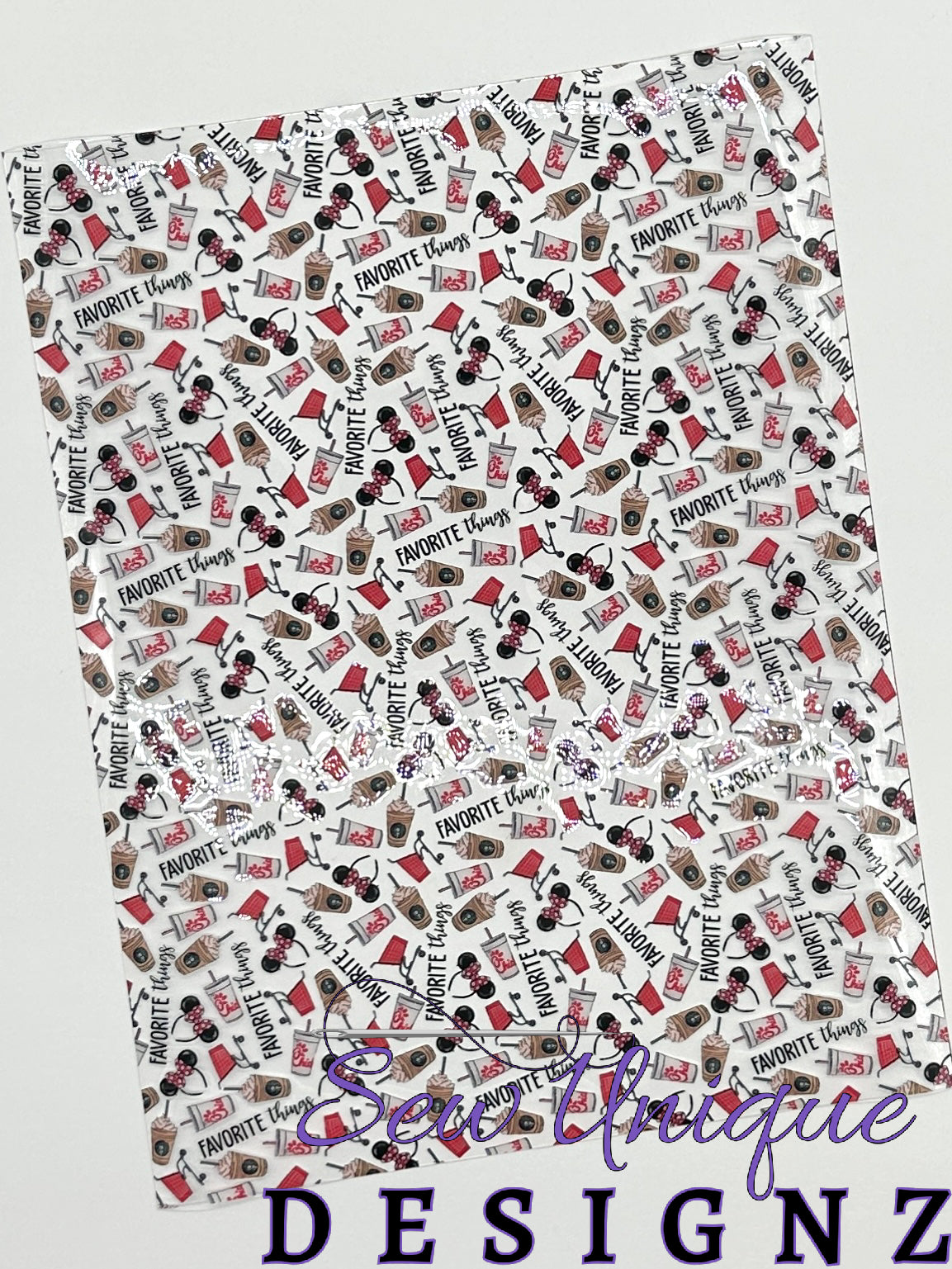 Clear Printed Mouse Favorite Things TPU - LIMITED